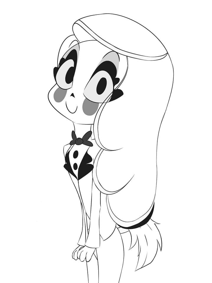 Målarbild Charlie Magne från Hazbin Hotel - Skiv ut gratis på ...