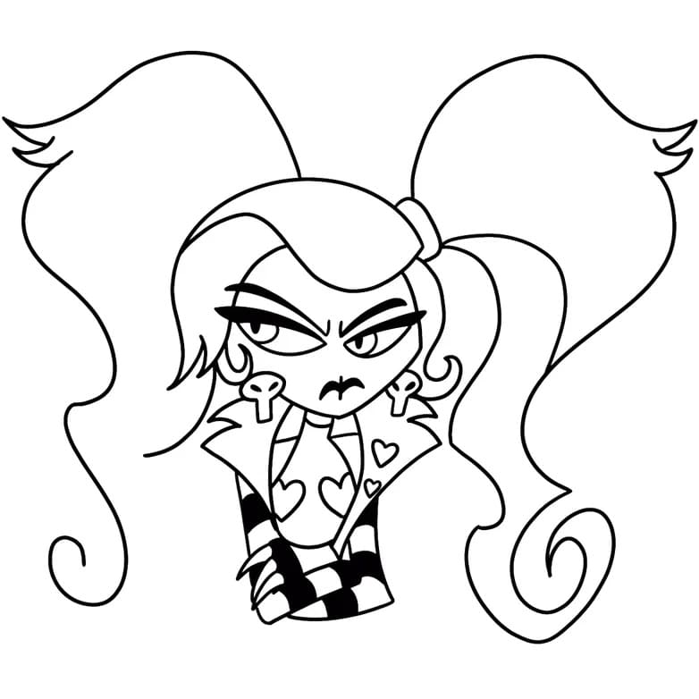 Målarbild Hazbin Hotel Gratis Utskrivbar för Barn - Skiv ut gratis på ...